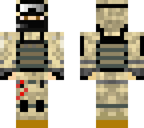 American dessert soldier | Minecraft Skin