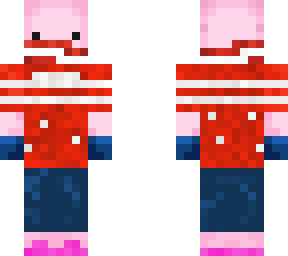 Christmas Axolotl | Minecraft Skin