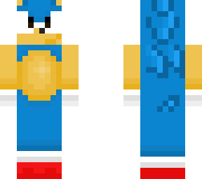 Classic Sonic | Minecraft Skin