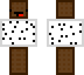 Cookies n' Cream Ice Cream Sandwich Skeppy | Minecraft Skin