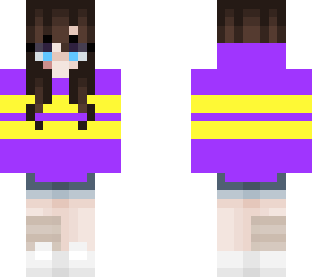 Dangertale Frisk(Reupload) | Minecraft Skin