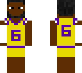 lebron james lakers | Minecraft Skins