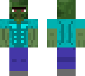 STRONG classic zombie villager | Minecraft Skin