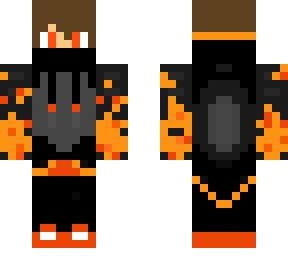 Fire Elemental Boy | Minecraft Skin