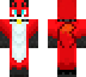 red furry fox v2 | Minecraft Skin