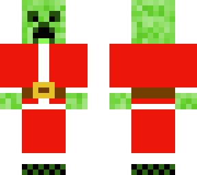 Santa CreeperCraft | Minecraft Skin
