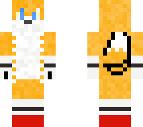 sonic tails | Minecraft Skins