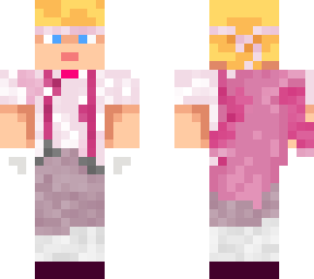 Martyn - Pink Parrots | Minecraft Skin