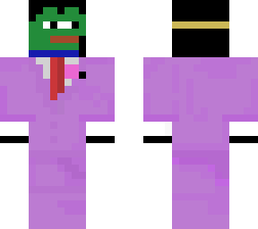 pepe purple suit | Minecraft Skin