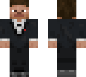 Updated Tuxedo Steve | Minecraft Skin