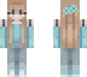~ Blue Orchid |Remake| ~ | Minecraft Skin