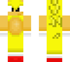 Classic Super sonic | Minecraft Skin