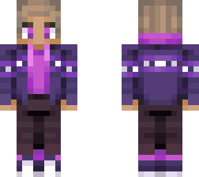 Purpled BW Charity Challenge | Minecraft Skin