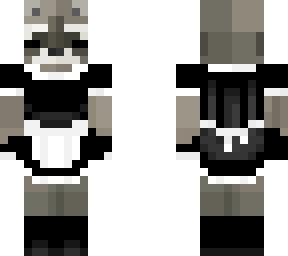 Raccon maid dress | Minecraft Skin