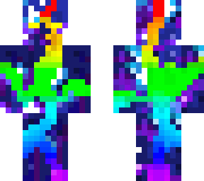 Rainbow Galaxy [RL] | Minecraft Skin