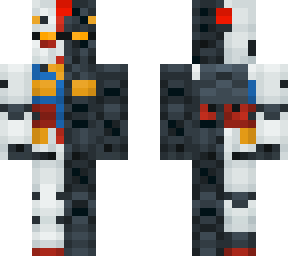 half robot | Minecraft Skins