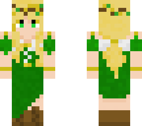 My forest elven lady | Minecraft Skin
