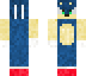 Sonic The Hedgehog Minecraft | Minecraft Skin