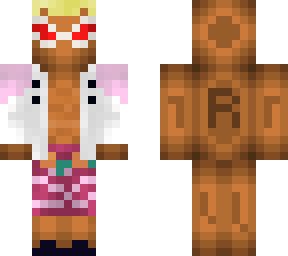 Team Rocket gingerbread Doflamingo | Minecraft Skin