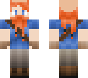 Balding Red-headed dwarf | Minecraft Skin