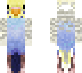 Blue and Yellow Budgie (Slim) | Minecraft Skin