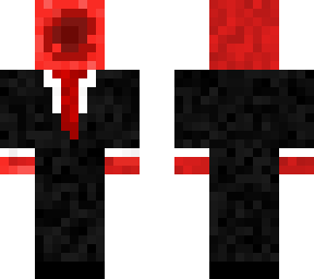 Redstone Block in Suit | Minecraft Skin