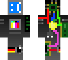 Lemon Computer monochrome fade | Minecraft Skin