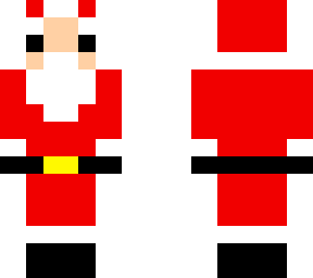 Simple 8 bit Santa | Minecraft Skin
