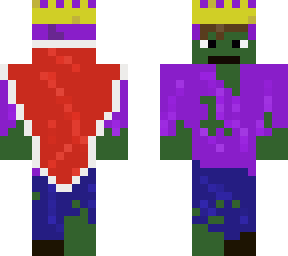 Zombie Amethyst King | Minecraft Skin