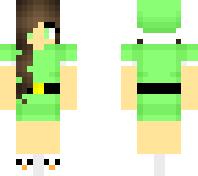 Female - Elf Outfit - Snowman Shoes | Minecraft Skin