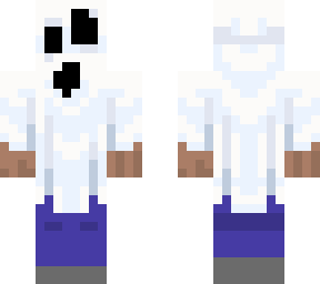 MCC Ghost Costume Recreation | Minecraft Skin