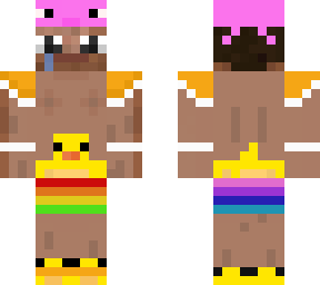 Baby steve swimming crying | Minecraft Skin