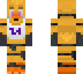 fnaf withered chica | Minecraft Skins