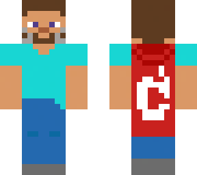 Jack Black Steve With Mojang Cape | Minecraft Skin