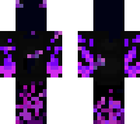 Purple Fire Demon | Minecraft Skin