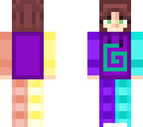 willow wearing karl jacobs merch | Minecraft Skin
