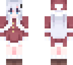Santa girl | Minecraft Skin