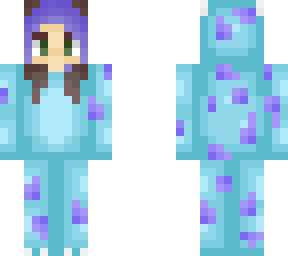 sully onesie purple hair | Minecraft Skin