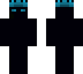 Cyan Pixel King | Minecraft Skin