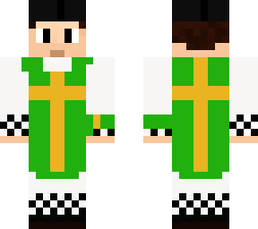 green fiddleback vestment | Minecraft Skin
