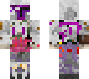 jango fett battle damaged 3 | Minecraft Skin