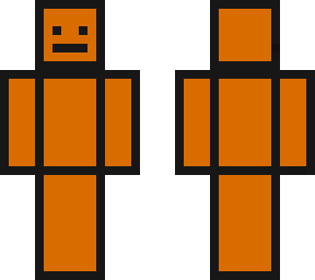 cool orange guy | Minecraft Skin