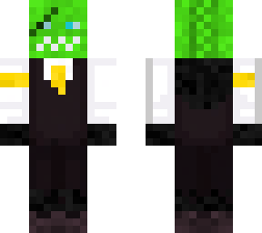Croc in a suit | Minecraft Skin