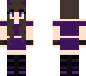 fille violet | Minecraft Skin