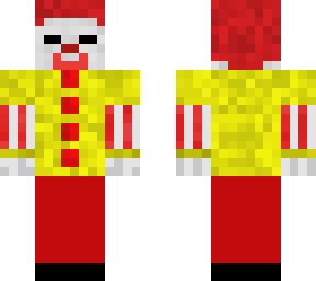 Ronald McDonald Steve | Minecraft Skin