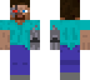 Simple Cyber Steve | Minecraft Skin