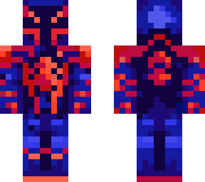 Spider Man 2099 Minecraft Skin