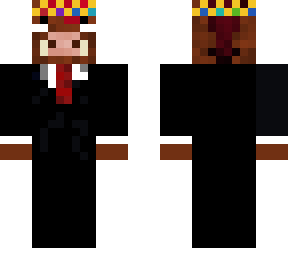 Boar Ina Suit | Minecraft Skin