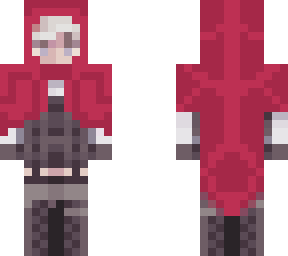 Lyney as red riding hood | Minecraft Skin