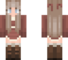 red ribbons | Minecraft Skin